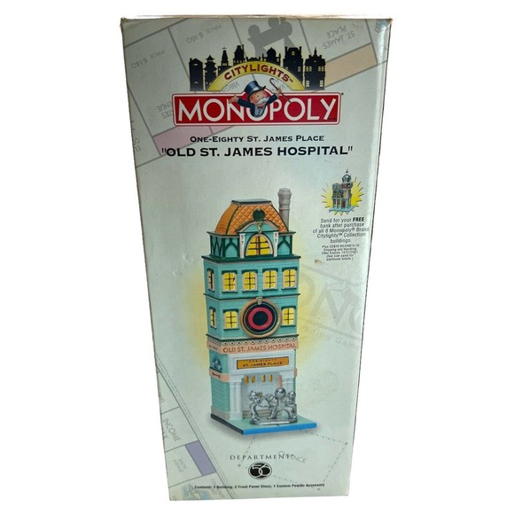 Department 56 | Holiday | Dept 56 City Lights Monopoly Old St James ...